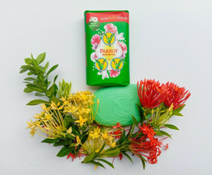 PARROT BOTANICALS Original Soap Bar Body Bath Green Herbal Original ...