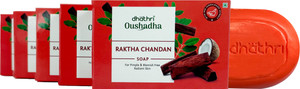 Dhathri Best Raktha Chandan Soap For Pimple-Free Radiant Skin - Pack of ...