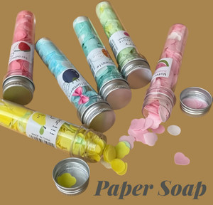 RIVA BLOSSOM Disposable Hand Wash Paper Soap 6 Tube Small Pack - Price ...