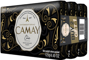 Camay Chic International Beauty Soap with Citrus & Aromatic Wood ...