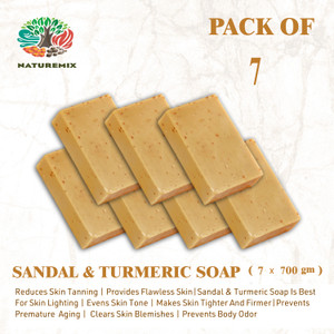 Naturemix Sandal & Turmeric Handcrafted Bathing Bar Soap. - Price in ...