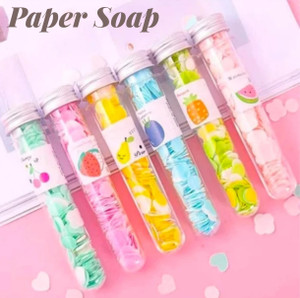 Deeparth Disposable Hand Wash Paper Soap 6 Tube Pocket Soap - Price in ...