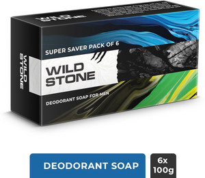 Wild Stone Soap Combo for Men - Icy Fresh, Charcoal Cleanse & Citrus ...