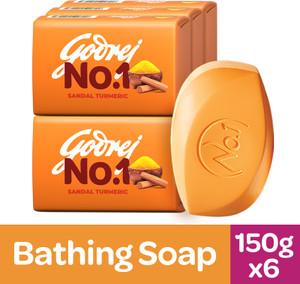 Godrej No.1 Sandal & Turmeric Bath Soap - Price in India, Buy Godrej No ...