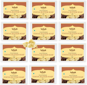 Vedask 100% Herbal Natural Cocoa Butter Bath Soap Pack of 12 - Price in ...