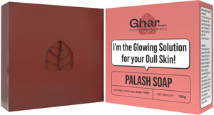 GharSoaps Palash Soap | Infused with Palash Petal Extract & Powder ...