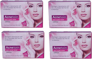 ACNETOIN Anti Acne Cleansing Soap For Acne Prone & Oily skin 75g (Pack ...