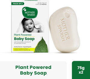 Mother Sparsh Plant Powered Natural,Hypoallergenic & Tear-Free Soap for ...