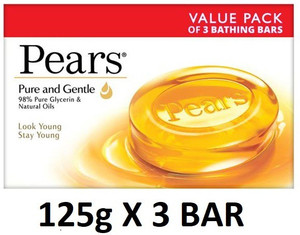 Pears Pure & Gentle For Golden Glow Bathing Bar - Price in India, Buy ...
