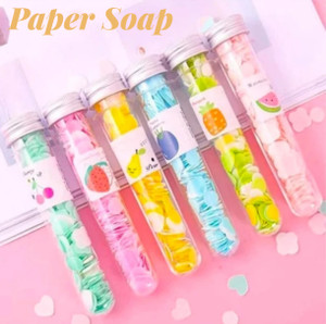 RIVA BLOSSOM Disposable Hand Wash Paper Soap 6 Tube Wash Pack - Price ...