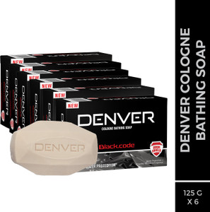 DENVER Black.code Cologne Bathing Soap (125g x 6) - Price in India, Buy ...