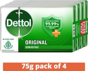 Dettol Original Bathing Soap Bar with 12 HR protective shield - Price ...