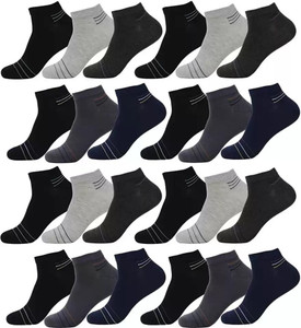 SD Fashions Men & Women Solid Ankle Length, Mid-Calf/Crew, Low Cut ...