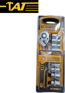 TAT TOOLS INDUSTRIAL TAT Ratchet Silver socket Set 12pcs 1/2" Quick ...