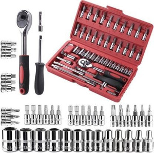 ED EXDAS 46-in-1 Socket Set Multi Purpose Tool Kit w/ Wrench ...