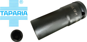 TAPARIA IML 19 1/2 inch Drive Heavy-Duty 19mm Deep Impact Socket Socket ...