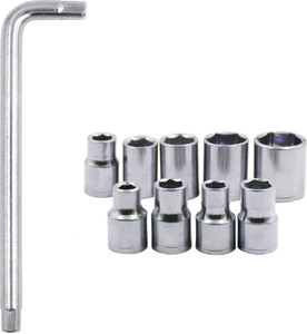 Dazzel Flex 10Pcs Hex Socket Wrench Spanner Tool Goti Set for ...