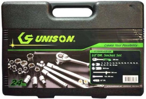 UNISON TAIWAN MADE HIGH QUALITY 1/2" SQ DR 24PC Socket Set Price in ...