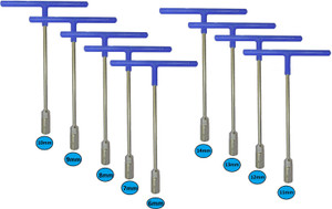 Inditrust 9Pcs Hex T-Socket Spanner Set 6mm to 14mm for Automobiles ...