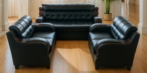 HOMIFY S53s53nono 3setter+1setter+1setter Leather 5 Seater Sofa Price ...