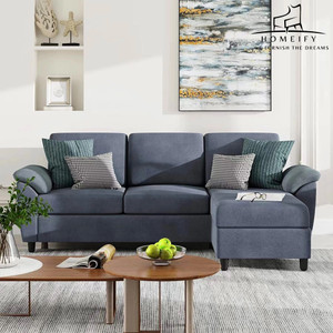 Homeify Elora 3-Person Sofa Interchangeable Couch Sofa Set for Living ...
