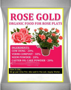 creative king Rose Gold 4 in 1 Organic Essential Manure for Rose Plants ...