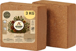 Ayush Premium Cocopeat Blocks for Garden and Hydroponic Plants 100% ...