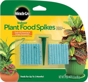 Miracle-Gro Indoor Plant Food Spikes, Includes 48 Spikes Manure Price ...