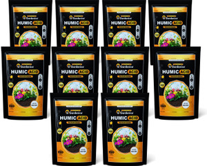 Gardenica Humic Acid For Plant Growth and improves Plant (PACK OF 10 ...