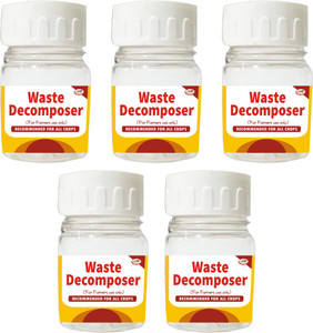 agri Waste Decomposer (Pack of 5) NCOF Certified Waste Decomposer ...