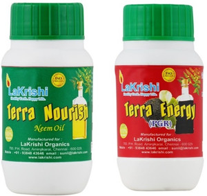 LaKrishi Terra Nourish Neem Oil and Terra Energy PGR Fertilizer Price ...