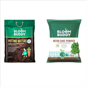 Bloom Buddy BloomBuddy soilless Potting Mixture and Neem Cake Powde ...