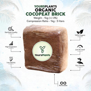 YoursPlants Premium Coco Peat for Improved Soil Aeration and Moisture ...