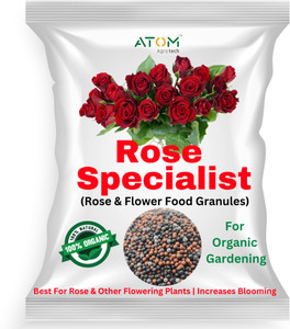 ATOM Agrotech Rose Plant Special Organic Fertilizer | For Rose and ...