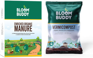 Bloom Buddy Enriched Organic Manure and Vermicompost Manure, Potting ...