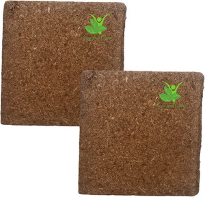 Sow and Grow Low EC Export Quality Cocopeat Block: 2kgs | 2 Blocks of ...