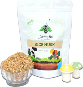 Gardening Bee Organic Paddy Rice Hulls (Husk) For Plants, 100% Pure Mix ...