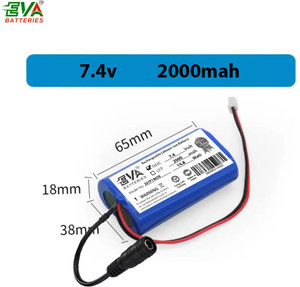 eva batteries EVA 7.4V 2000mah 18650 Lithium Solar Battery Price in ...