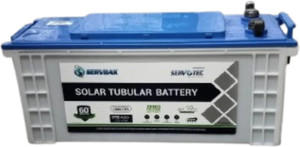 Servotech SERVBAK (40Ah/12VDC) STB-400+ Tubular Solar Battery for Home ...