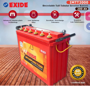 EXIDE IMTT2000 Inverter battery with 36 month replacement garranty+24 ...