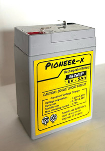 Pioneer-x 6V 5Ah 6 volt rechargeable battery AGM Solar Battery Price in ...