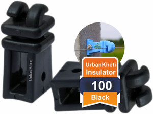 UrbanKheti Solar Fencing Insulator (Pack 100) Electric Fencing/Farm ...