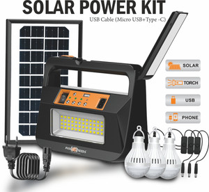 Pick Ur Needs Rechargeable Emergency Torch Lamp Solar Inverter with 3 ...