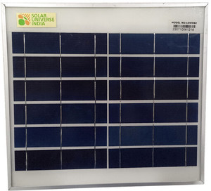 SOLAR UNIVERSE INDIA 10W-6V Poly Solar Panel-VOC-10V Suitable for all ...