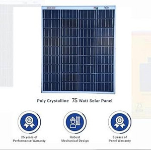 Plaza 75 Watt Polycrystalline Solar Module Range 12 Volt Solar Panel ...