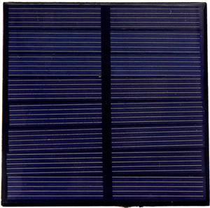 Electronic Spices 55mm x 55mm 6V 50mAh Square shape polycrystalline ...