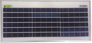 SOLAR UNIVERSE INDIA 15W - 6V Poly Solar Panel - VOC - 10V suitable for ...