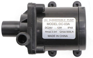 AKSSW DC 24V 12W model-DC-03A Hmax:3.5m Qmax:500L/H Solar Submersible ...