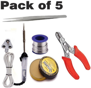 Miworld 5 in 1 Soldering Iron Combo set Soldering Paste, Solder Wire ...