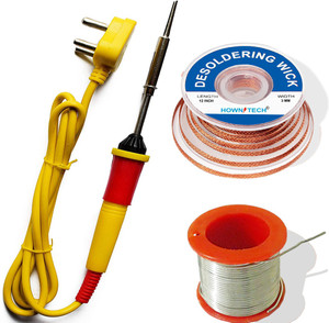 HOWN TECH 3 in 1 Welding Tool Kit - Iron 25W/230V|Soldering Wire 3m |DE ...